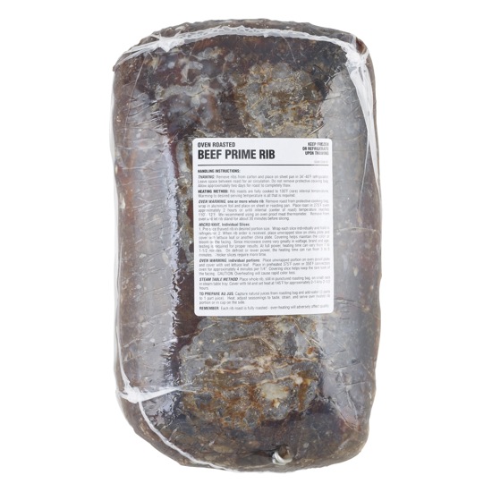 HORMEL® Prime Rib, Rare, 10%, No Roll, Wet Pack, Frozen, 2 pc | Hormel ...
