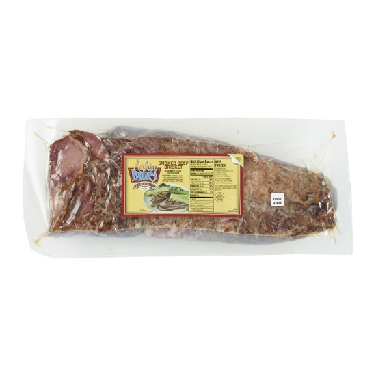 AUSTIN BLUES® BBQ Beef Brisket, Split, Sliced, with label, 4-1/2 pc ...
