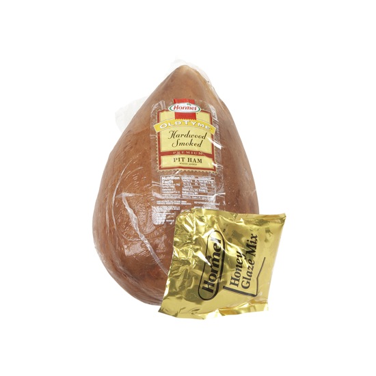 OLD TYME® Hardwood Smoked Premium Pit Ham, Water Added, 2 pc • Hormel ...