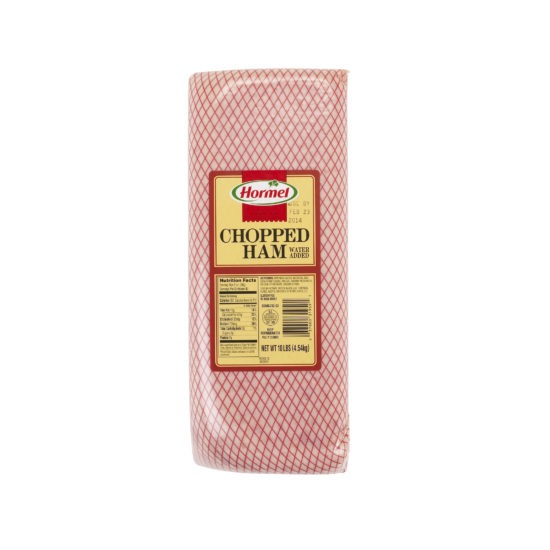HORMEL® Chopped Ham, Water Added, 4/10 lb • Hormel Foodservice
