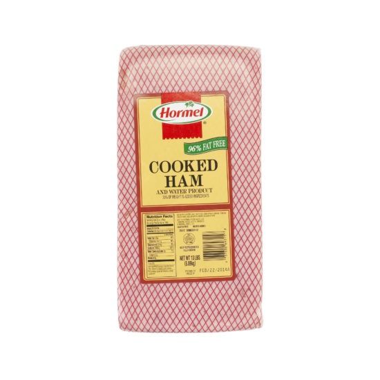HORMEL® Cooked Ham & Water, 35%, 4/13 lb • Hormel Foodservice