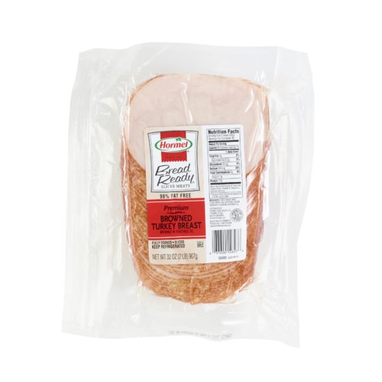 BREAD READY® Turkey, Browned, Premium, 1 oz slices, 6/2 lb • Hormel ...