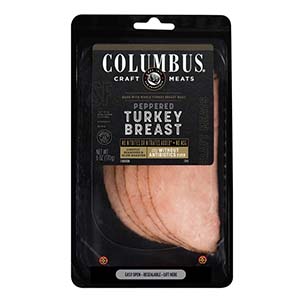 COLUMBUS® Peppered Turkey Breast, Sliced, 12/6 oz • Hormel Foodservice