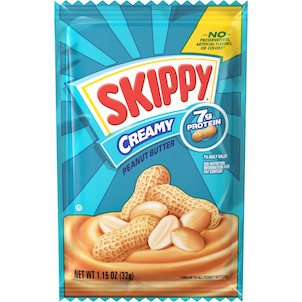 SKIPPY® Creamy Peanut Butter Individual Squeeze Packs • Hormel Foodservice
