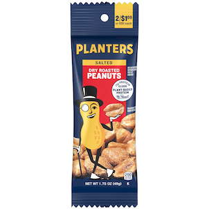 PLANTERS® Dry Roasted Peanuts 6/1.75oz • Hormel Foodservice