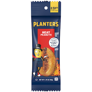PLANTERS® Heat Peanuts Tube 1.75oz • Hormel Foodservice