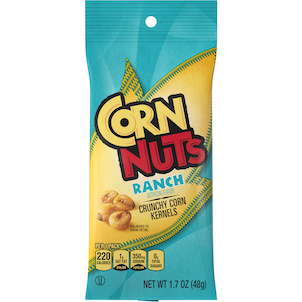 CORN NUTS® Ranch Crunchy Corn Kernels Snack, 1.7 oz. Pack of 126 ...