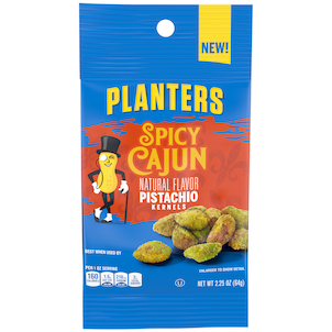 PLANTERS® Tube Spicy Cajun Pistachio 30/2.25oz • Hormel Foodservice