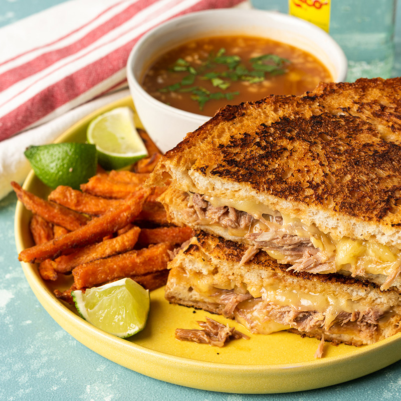 Birria Pot Roast Grilled Cheese • Hormel Foodservice