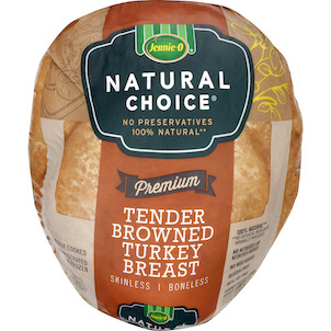 JENNIE-O® NATURAL CHOICE® Tender Browned Turkey Breast • Hormel Foodservice