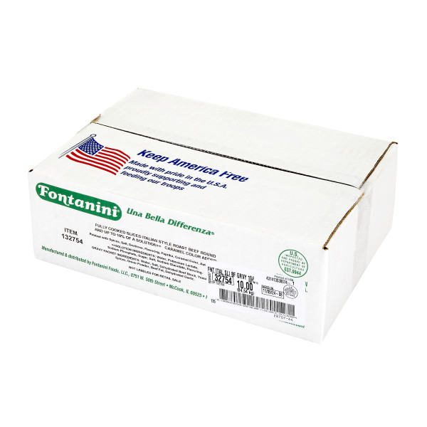 FONTANINI® Oven Roasted Sliced Italian Style Beef & Gravy, Cooked ...