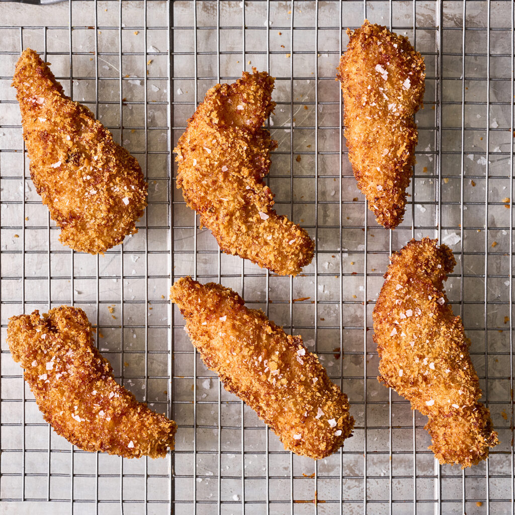 FLASH 180™ Battered Sous Vide Cooked Chicken Tenders 1.75oz, NAE, 3 ...